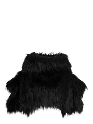 COMME DES GARÇONS Faux-Fur Cropped Cape