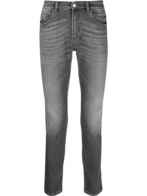 PT TORINO Mid-rise Slim-cut Jeans - Black