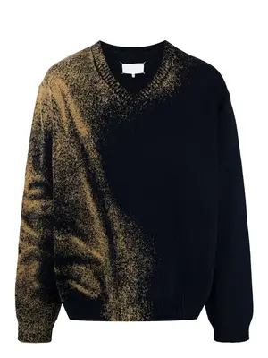 MAISON MARGIELA Sandstorm Wool Jumper - Blue
