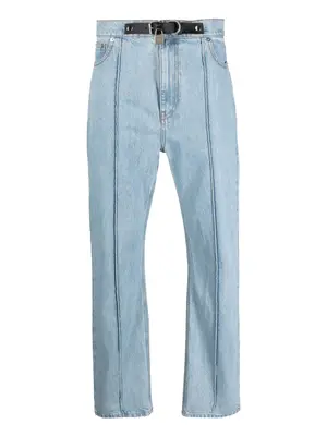 JW Anderson Padlock Straight-leg Jeans - Blue
