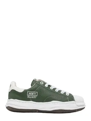 Mihara Yasuhiro Blakey Leather Sneakers - Green