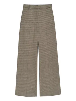 ANINE BING ANINE BING Lyra Houndstooth Trousers