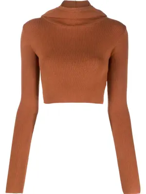 LIVE THE PROCESS Live The Process Dormer Balaclava Cropped Top