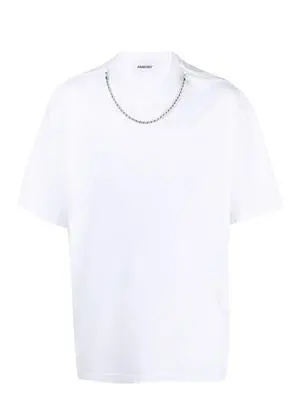 AMBUSH Ballchain Cotton T-shirt - White