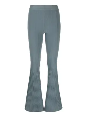 LIVE THE PROCESS Live The Process Jaya Ribbed Flared Trousers