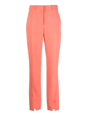 Balmain Split-hem Tapered Trousers - Orange