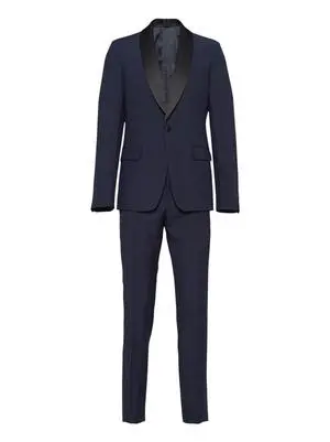 Prada Single-breasted Wool-mohair Tuxedo - Blue