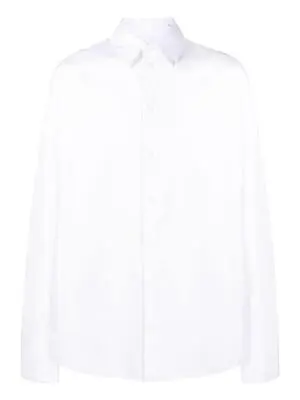 424 Button-up Cotton-blend Shirt - White