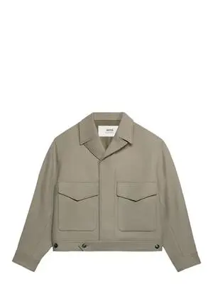 AMI AMI Paris Flap-Pocket Long-Sleeve Jacket