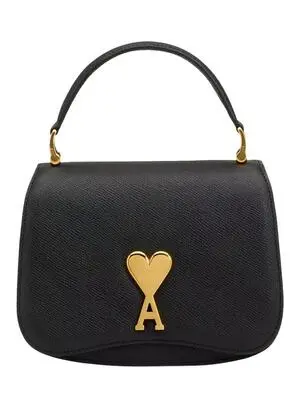 Ami Paris Paris Shoulder Bag - Black