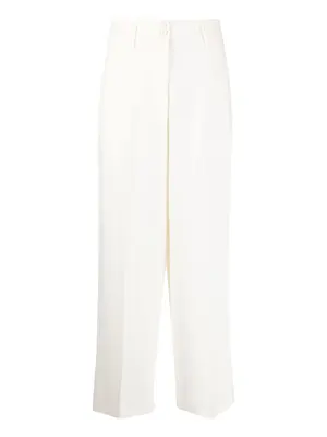 Alberto Biani Wide-leg Trousers - White