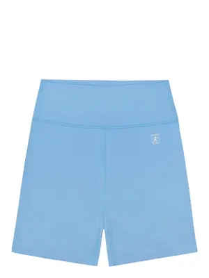 SPORTY & RICH Sporty & Rich Runner Logo-Print Shorts