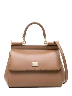 Dolce & Gabbana Sicily Medium Tote Bag - Brown