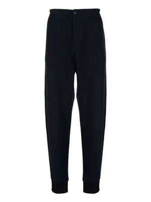 Giorgio Armani High-waist Tapered Trousers - Blue