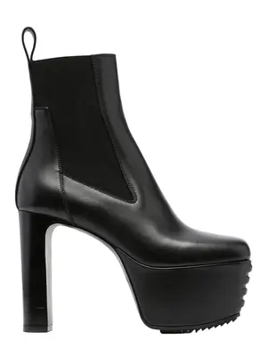 Rick Owens Minimal Grill Beatle 120mm Boots - Black