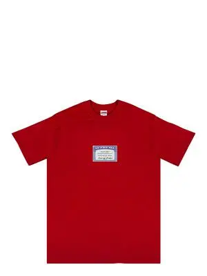 Supreme Social Tee - Red