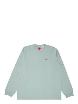 Supreme Small Box Long-sleeve Tee 'light Slate - Blue