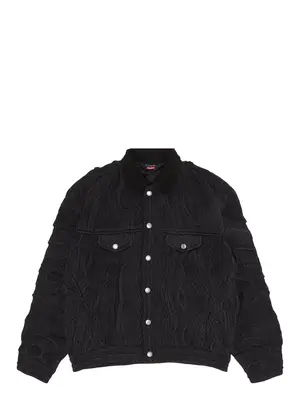 Supreme X Coogi Trucker Jacket - Black