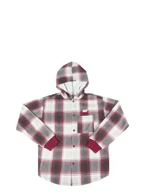 Supreme X Nike Plaid Hooded Sweatshirt - Multicolor