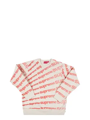 Supreme Radial Crewneck - Tan