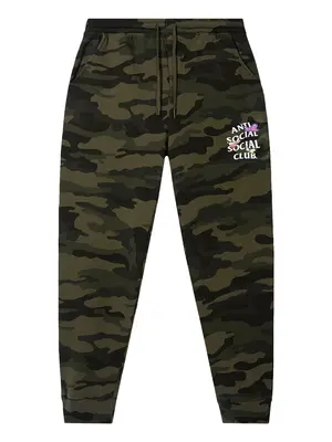 ANTI SOCIAL SOCIAL CLUB Shell Shock Camo Sweatpants - Green