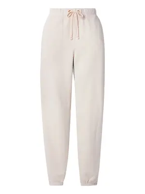 LES TIEN Dylan Tapered Track Pants - Ivory
