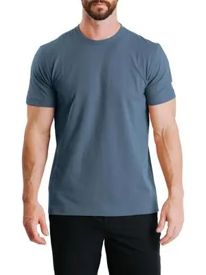 WESTERN RISE Cotton Blend Jersey T-shirt - Pacific