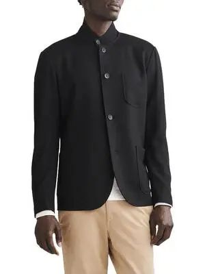 Rag & Bone Prospect Japanese Wool Cardigan - Blk