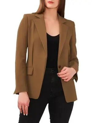 1.State One-button Blazer - Beech
