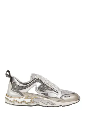 Sandro Flame Sneakers - Silver
