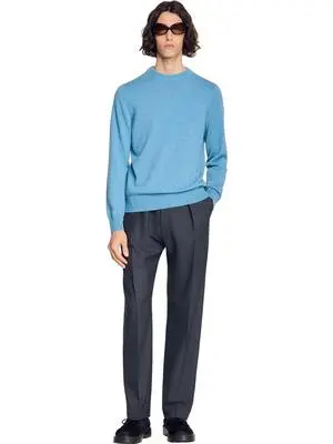 Sandro Sandro Cashmere Pullover Sweater Chambray