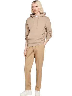 Sandro Sandro Straight-Leg Trousers Beige