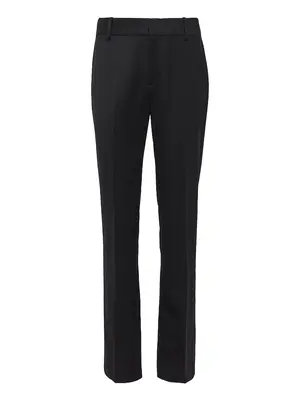 NILI LOTAN Nili Lotan Evan Wool Straight Pants Black