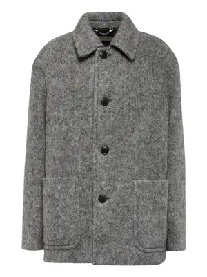 Dries Van Noten Single-breasted Coat - Grey