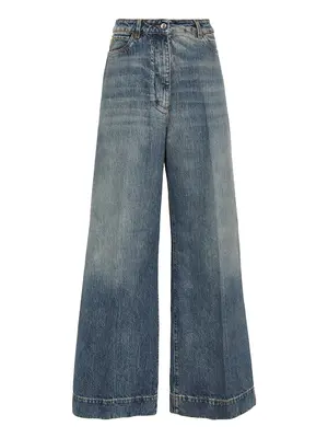 Etro High-rise Wide-leg Jeans - Blue