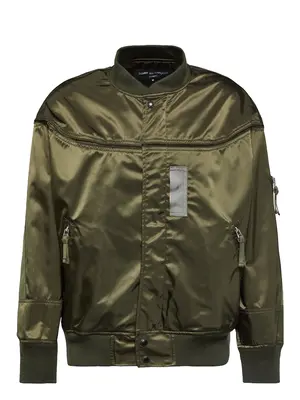 Comme Des Garçons Homme Nylon Bomber Jacket - Green