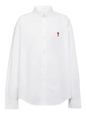 Ami De Cœur Cotton Poplin Shirt - White