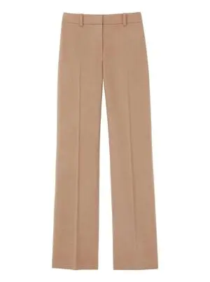 Lafayette 148 New York Hair Straight Leg Pants - Camel
