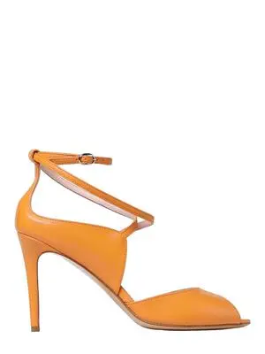 ANNA F. Heeled Sandal - Orange