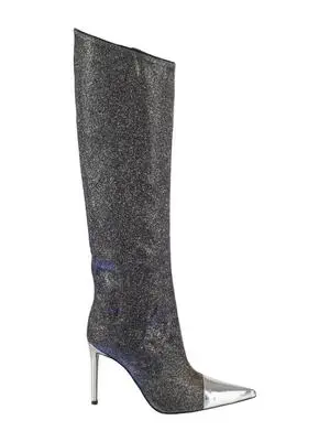 Alexandre Vauthier Pointed Toe High Heel Boots - Grey