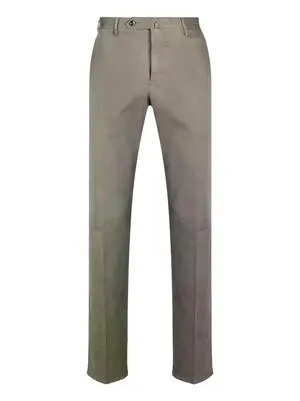 PT TORINO Mid-rise Slim-fit Chinos - Green