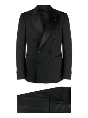 Tagliatore Double-breasted Dinner Suit Set - Black