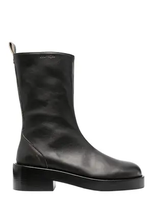 COURREGES Courrèges 55mm Leather Ankle Boots
