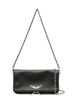 Zadig&Voltaire Rock Leather Crossbody Bag - Black
