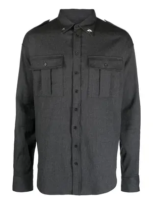 DSQUARED2 Long-sleeve Virgin Wool Shirt