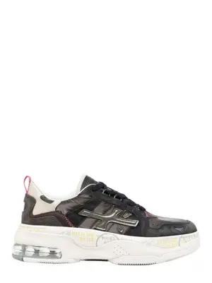 Premiata Drake Logo-patch Sneakers - Brown