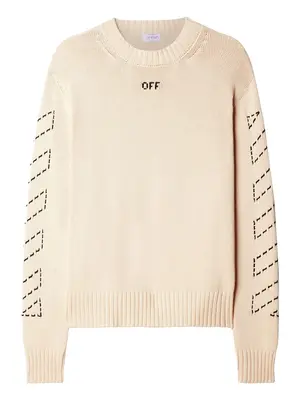 Off-White Diag Arrows Jumper - Neutrals