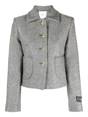 Patou Textured Virgin-wool Jacket - Grey