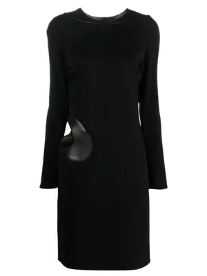 TOM FORD Cut-out Knee-length Dress - Black