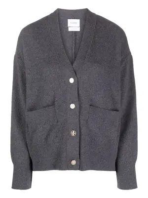 BARRIE Barrie Iconic V-Neck Cashmere Cardigan